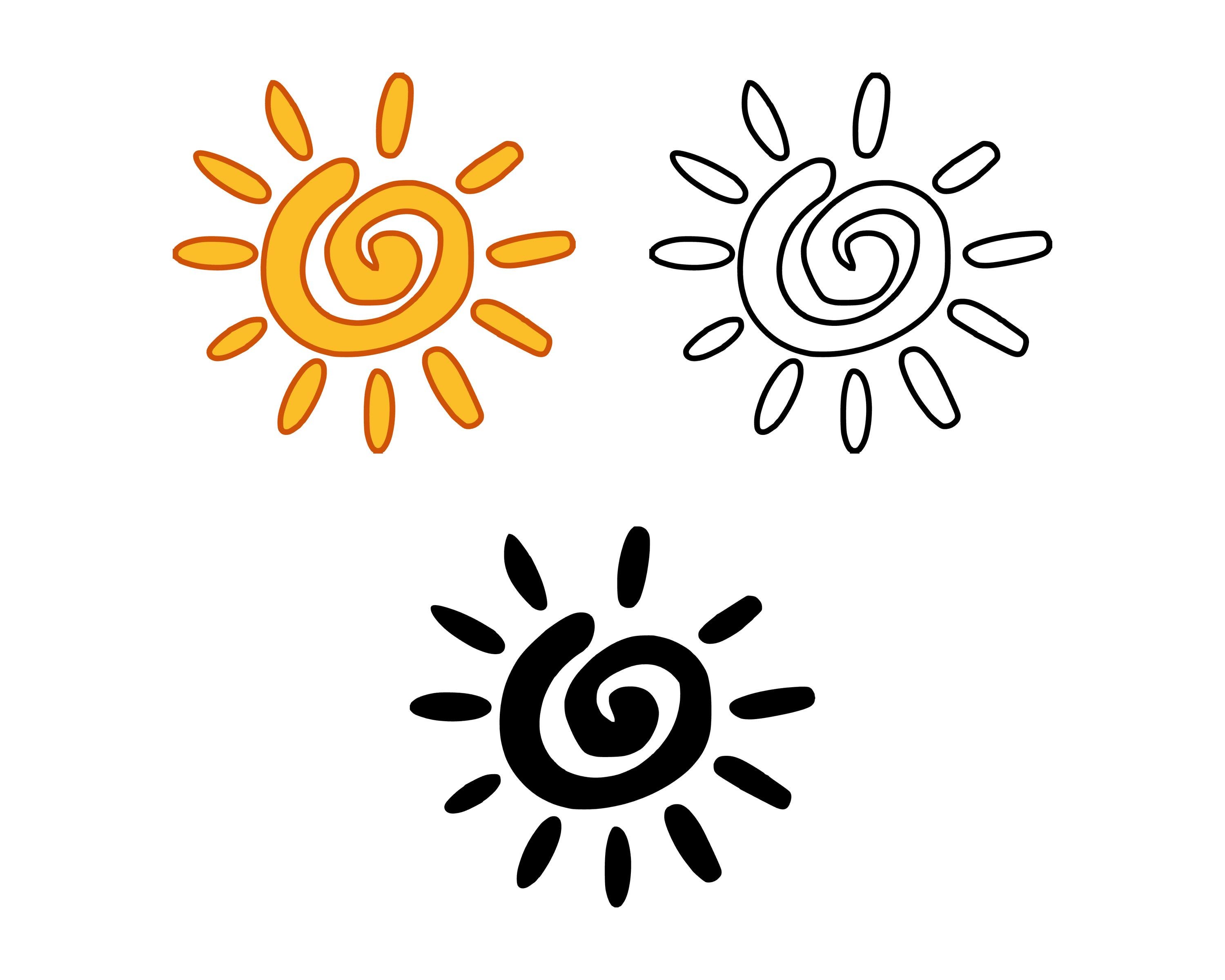 Cute Sun Rays SVG, Sunshine PNG Clipart, Summer Shirt Design - Etsy