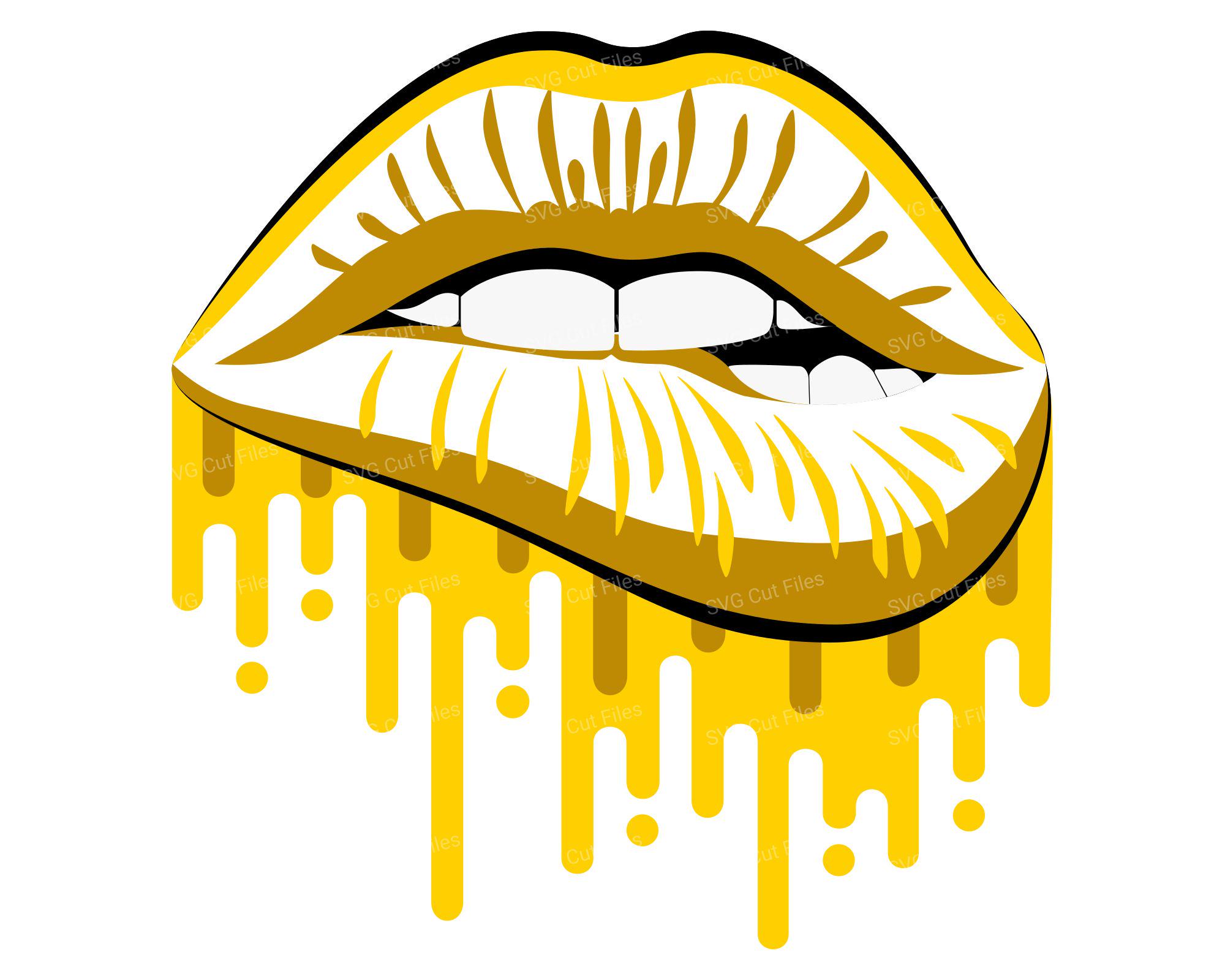 Leopard Lips SVG, Cheetah Dripping Lips SVG Bundle, Digital Download - Etsy