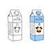 Milk Carton SVG, Vector Milk Box Clipart, Farmhouse Logo PNG T-shirt - Etsy