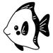 Cute Angelfish SVG, Cartoon Fish Clipart, Shirt PNG - Etsy