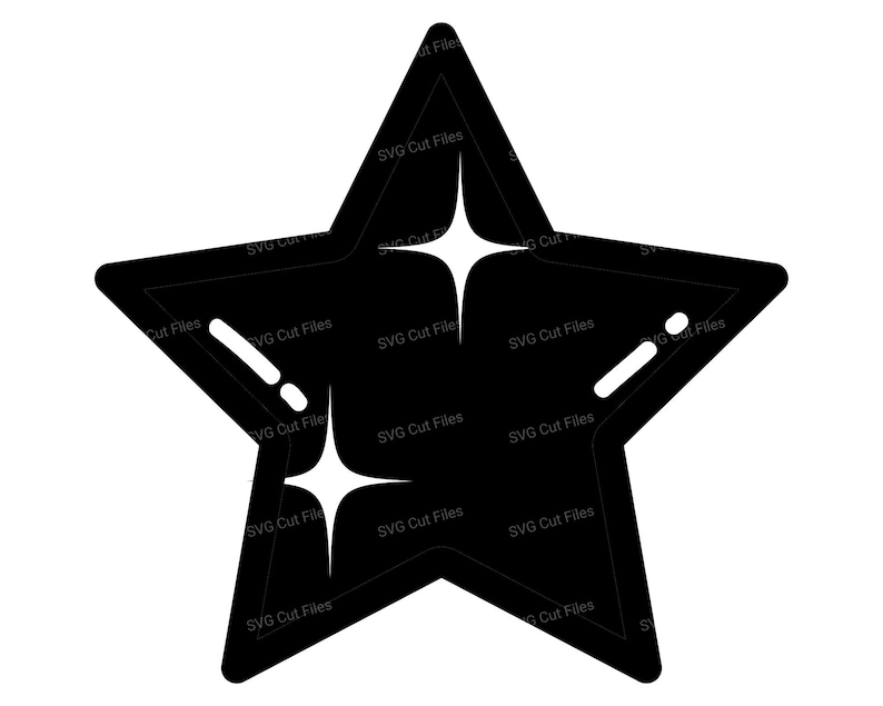 Cartoon Star SVG, Cute Star Vector, Shirt Star PNG Clipart - Etsy