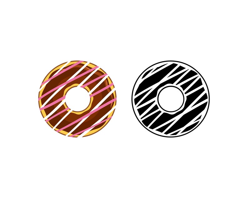 Donut SVG Bundle, Sweet Doughnut PNG Clipart - Etsy