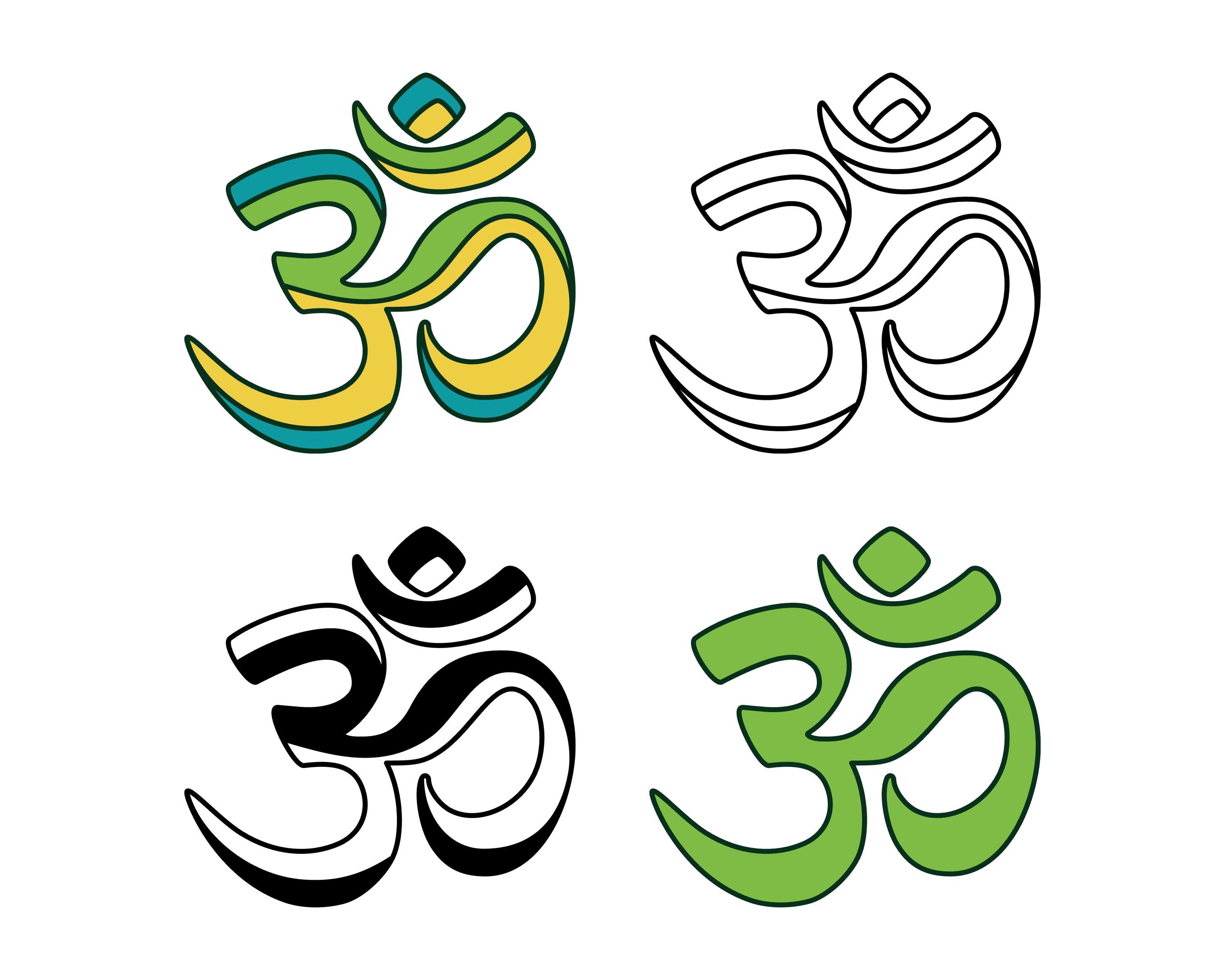 Om SVG, Hinduism Aum PNG, Mantra Tattoo Clipart - Etsy