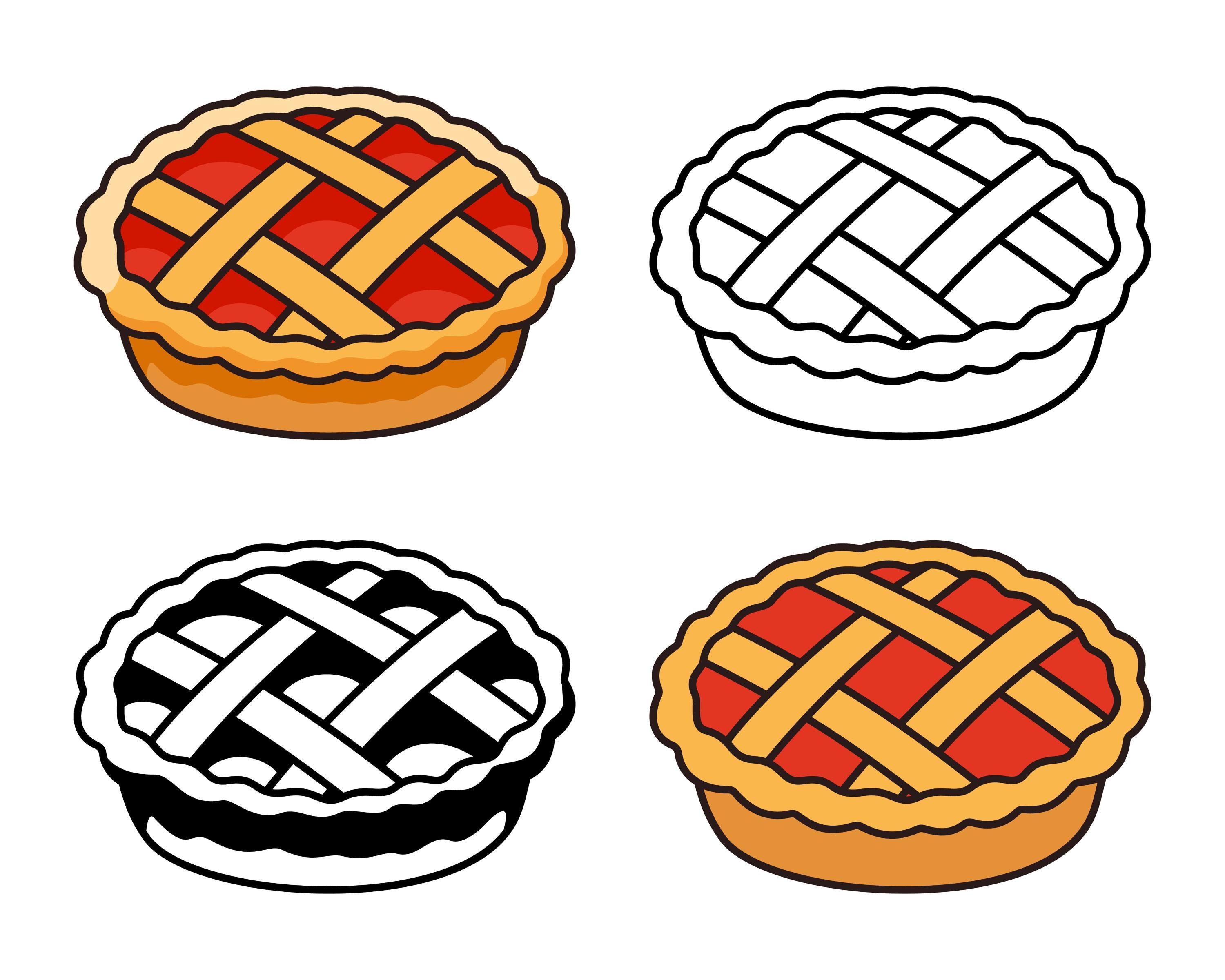 Apple Pie SVG, Cutie Pie PNG Clipart, Fall Dessert Vector - Etsy