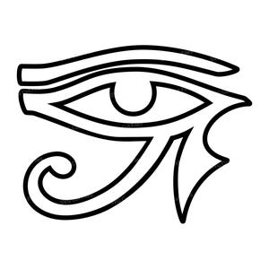 Eye of Horus SVG, Ancient Egypt Files for Cricut, Third Eye Tattoo PNG ...