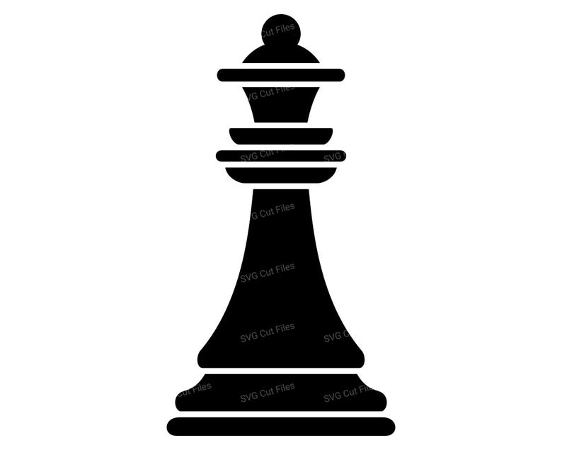 Queen Chess Piece SVG, Chess Vector PNG, Gift T-shirt Design - Etsy