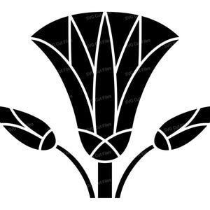 Egyptian Lotus Flower SVG, Ancient Egypt Tattoo PNG Clipart - Etsy