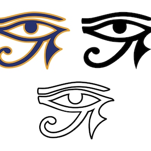 Eye of Horus SVG, Ancient Egypt Files for Cricut, Third Eye Tattoo PNG ...