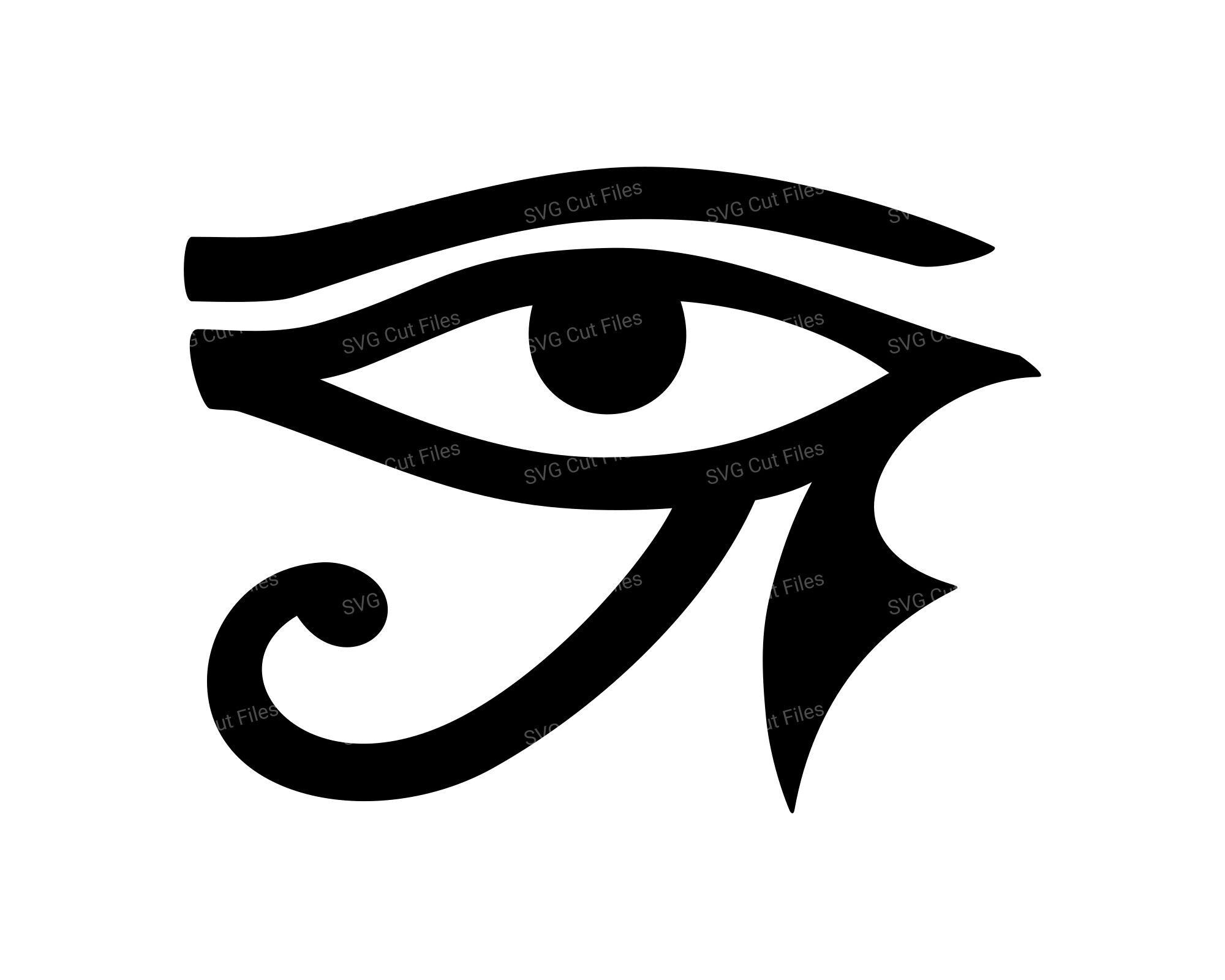 Eye of Horus SVG, Ancient Egypt Files for Cricut, Third Eye Tattoo PNG ...