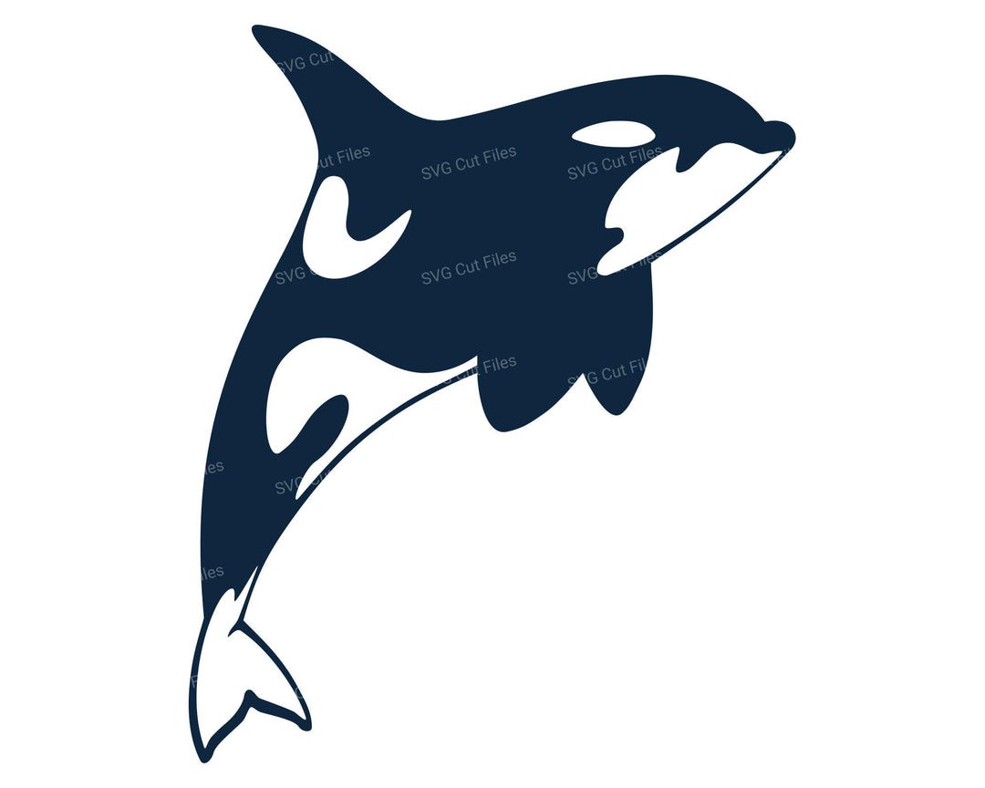 Orca Whale SVG Bundle, Cartoon Killer Whale Clipart, Digital Download ...