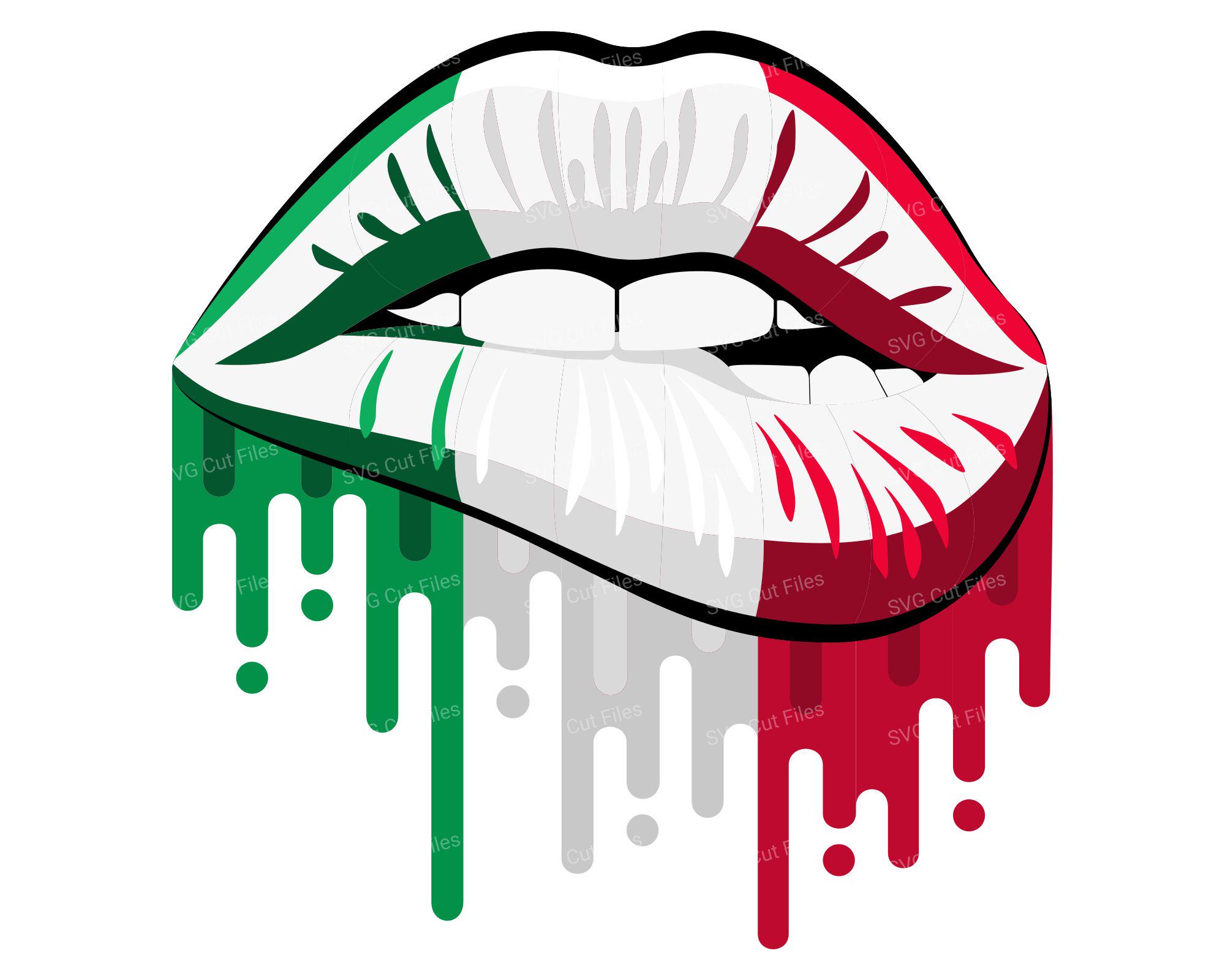 Mexican Lips SVG, Latina Dripping Lips SVG Bundle, Digital Download - Etsy