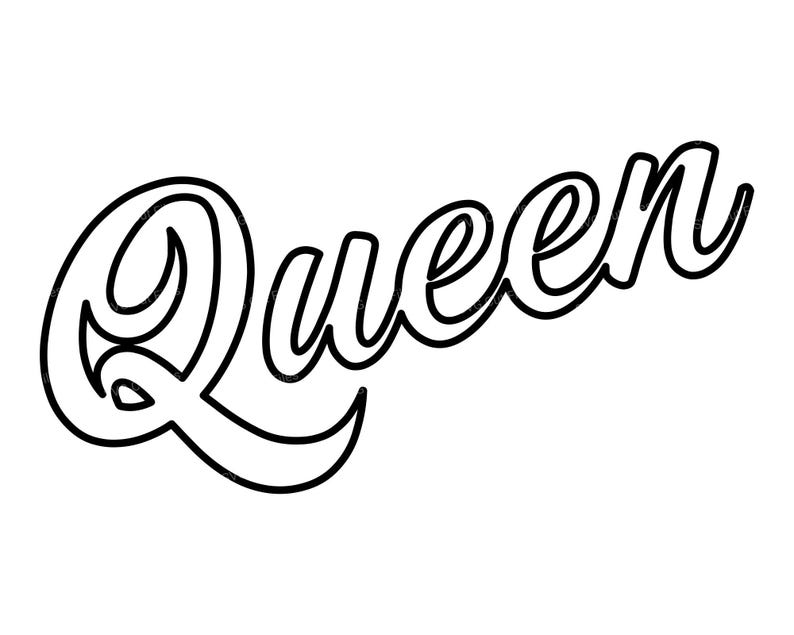 Queen Sign SVG Files, His Queen Wedding Shirt Design - Etsy