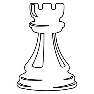 Rook Chess Piece SVG, Chess Vector PNG, T-shirt Design Files for Cricut ...