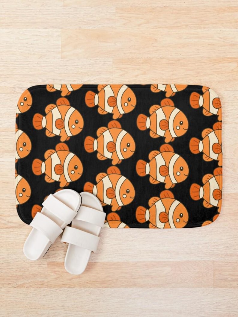 Pez payaso lindo SVG, clipart de pez de dibujos animados, camiseta para ...