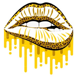 Leopard Lips SVG, Cheetah Dripping Lips SVG Bundle, Digital Download - Etsy