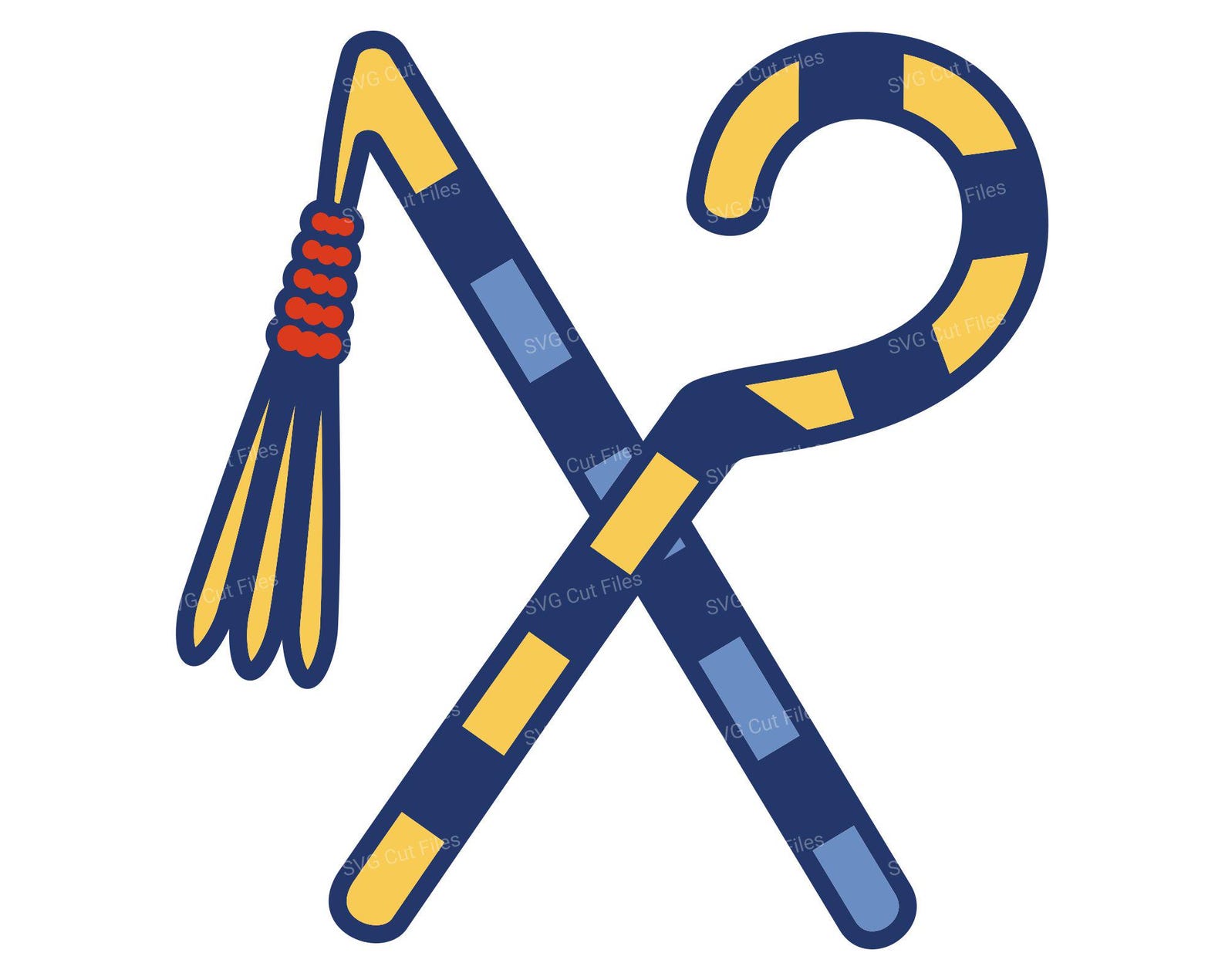 Crook and Flail SVG, Ancient Egypt PNG, Egyptian Tattoo Clipart - Etsy