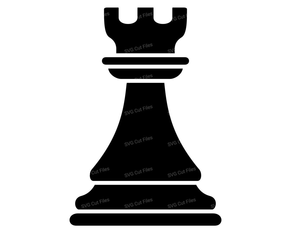 Rook Chess Piece SVG, Chess Vector PNG, Gift T-shirt Design - Etsy