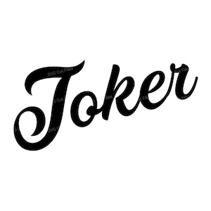 Joker Sign SVG, Printable Joker PNG Clipart, Shirt Design - Etsy