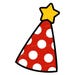 Birthday Hat SVG, Red Party Hat PNG, Bday Shirt Clipart - Etsy