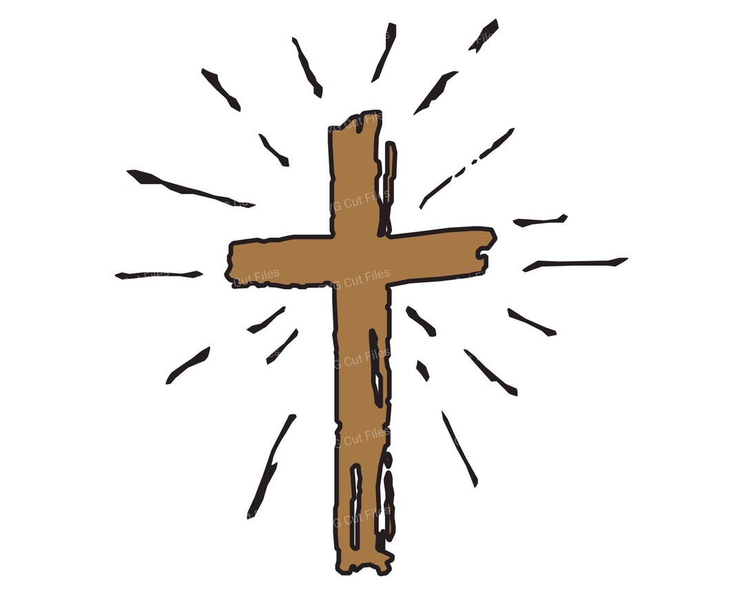 Wooden Cross SVG, Rugged Faith Cross Files, Shirt PNG Clipart for ...