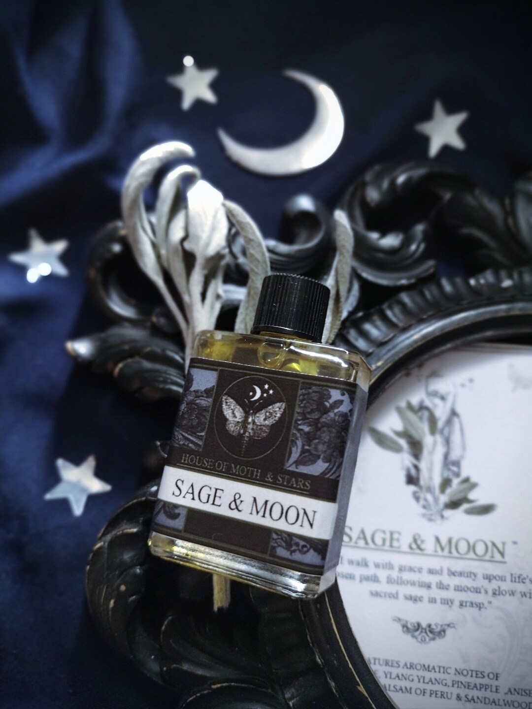 Sage & Moon ™ Natural Botanical Ceremonial Perfume Oil Clary Sage ...