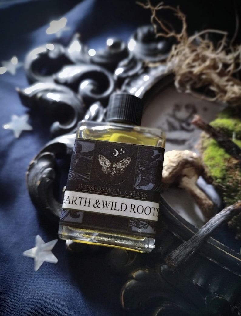 Earth & Wild Roots™ Natural Botanical Ceremonial Perfume Oil, Mushroom ...