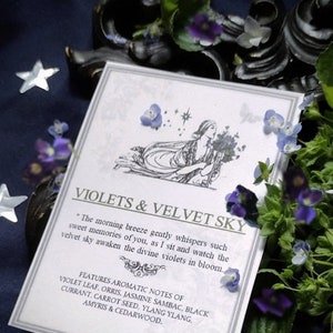 Violets & Velvet Sky™ Natural Botanical Ceremonial Perfume Oil -violet ...
