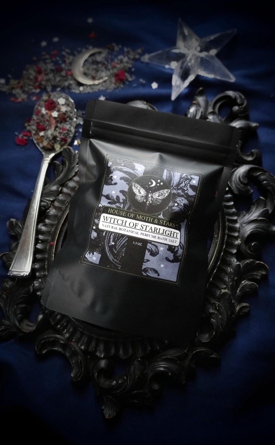 Witch of Starlight™ Natural Botanical Ceremonial Perfumed Bath Salt 5 ...