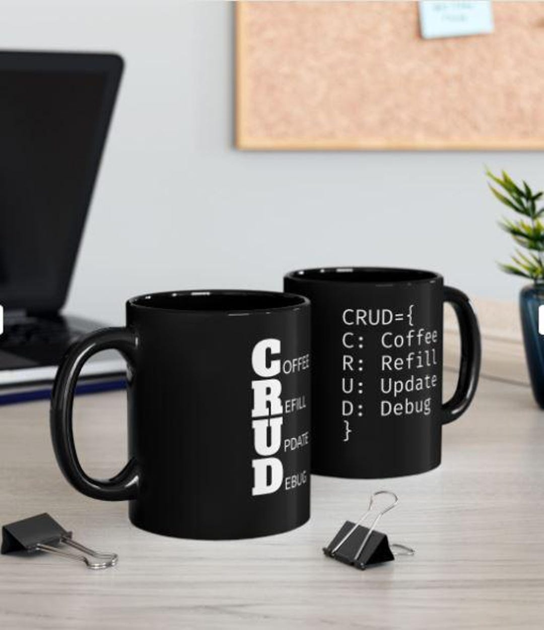 Funny Programmer Mug CRUD Software Developer Coffee Cup Coding Gift ...