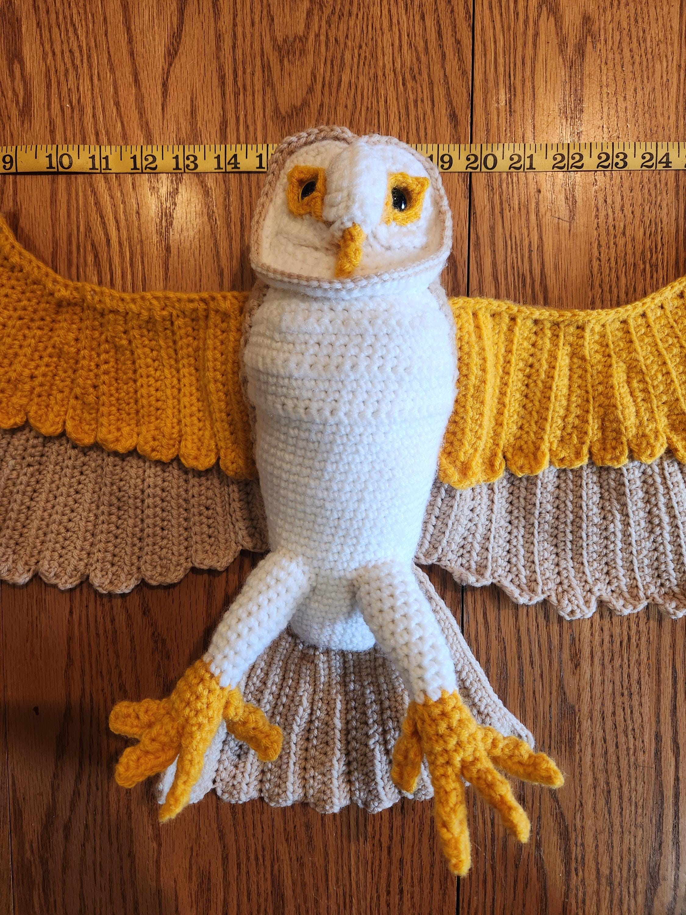 Large Crochet Owl - Etsy