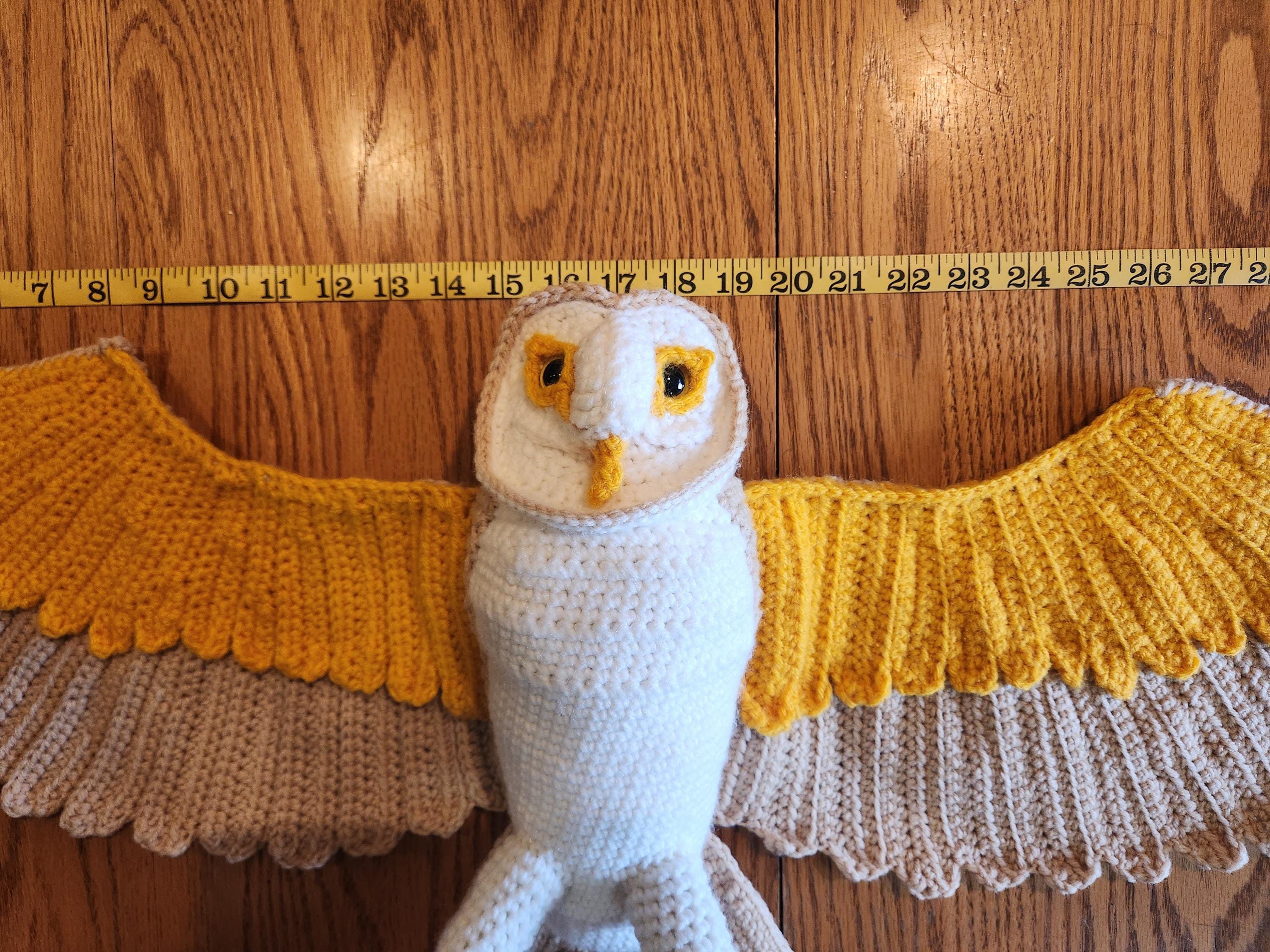 Large Crochet Owl - Etsy