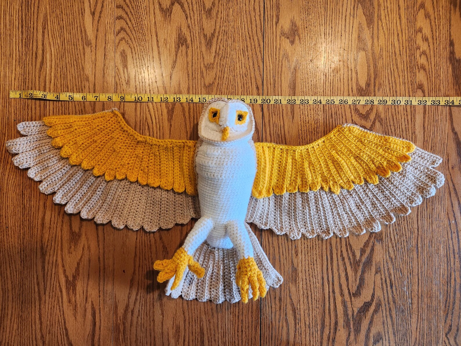 Large Crochet Owl - Etsy