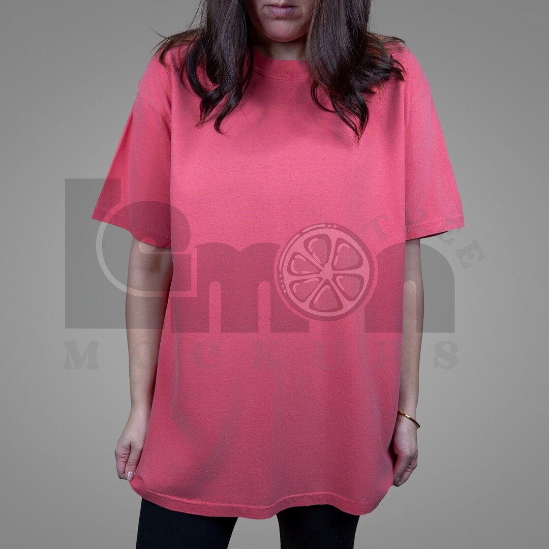 Comfort Colors 1717 Watermelon Mockup, CC1717 Mockup Watermelon ...