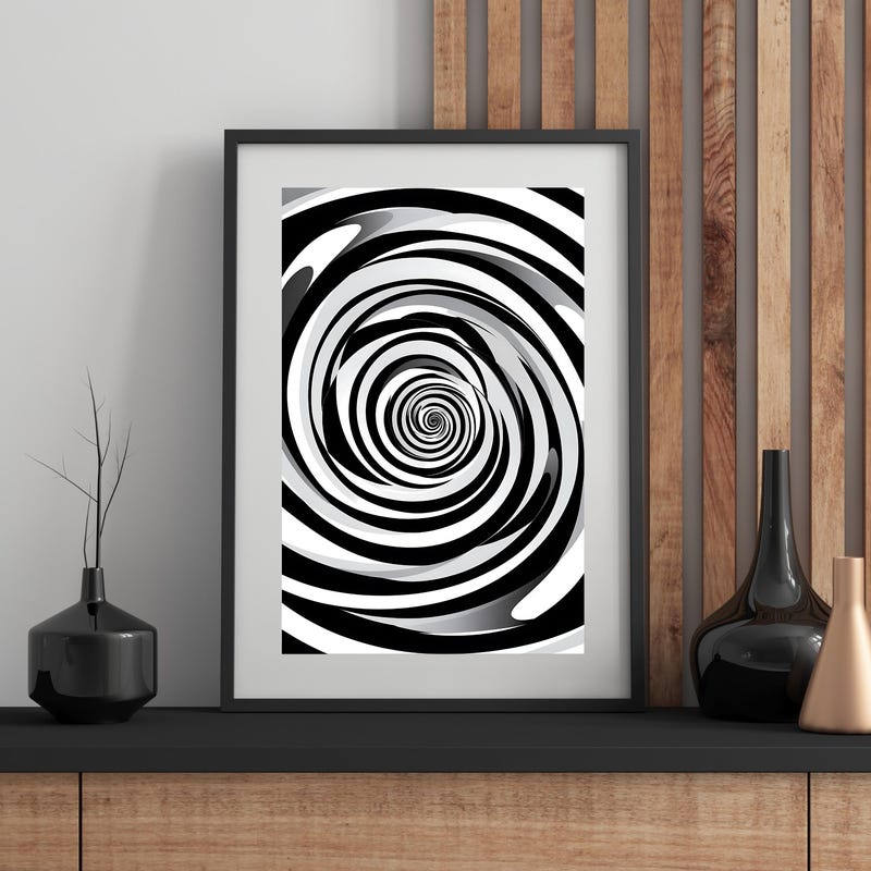 Hypnotic Spiral - Etsy