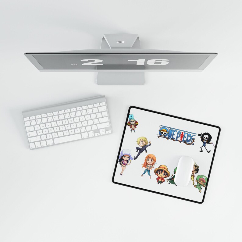 One Piece Desk Mat Luffy, Zoro, Nami, Sanji, Chopper, Usopp & Franky ...