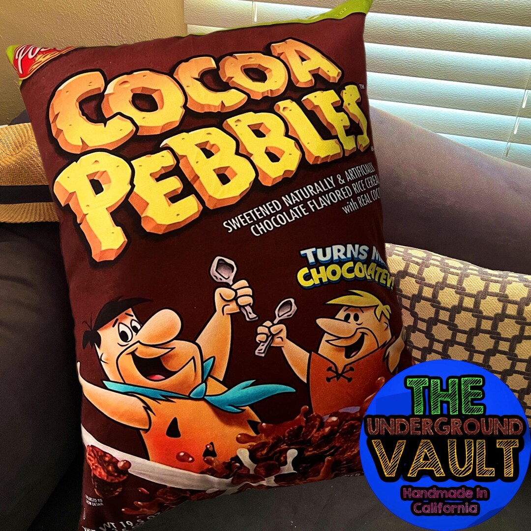 Premium Quality Cocoa Pebbles Flintstones Flamin Hot 24x18 Inch Pillow ...