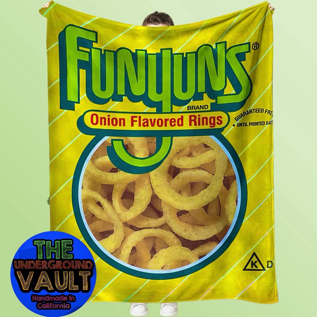 Brand New 50x60 Inch Funyuns Onion Rings Soft Plush Throw Blanket - Etsy