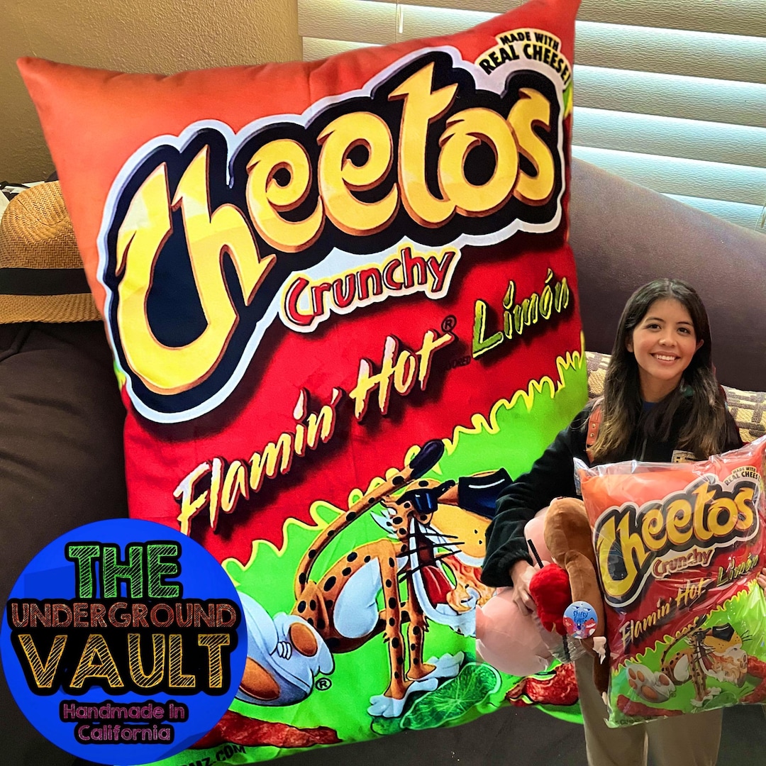 Premium Quality Flamin Hot Cheetos Limon 24x18 Inch Pillow CANDY Cereal ...