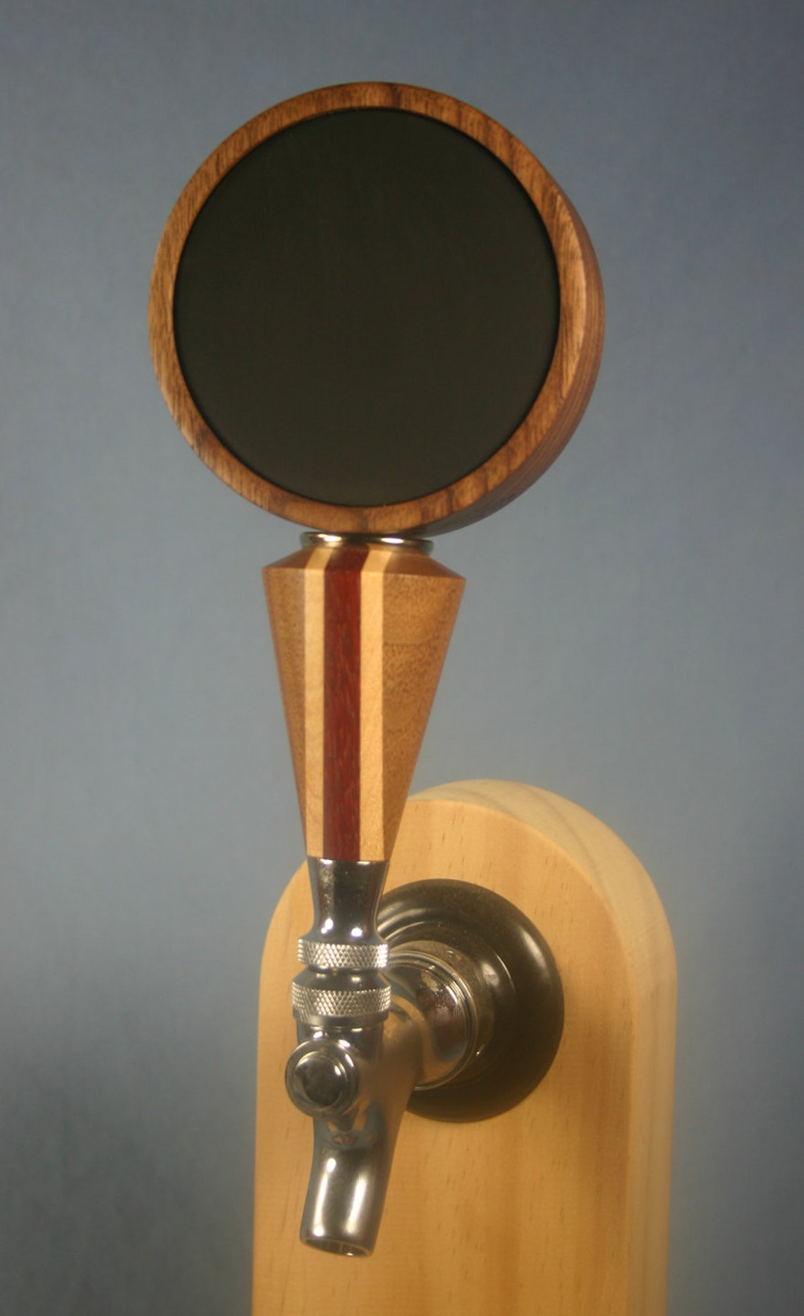 Stubby Chalkboard Beer Tap Handle - Made to Order From Solid Black ...