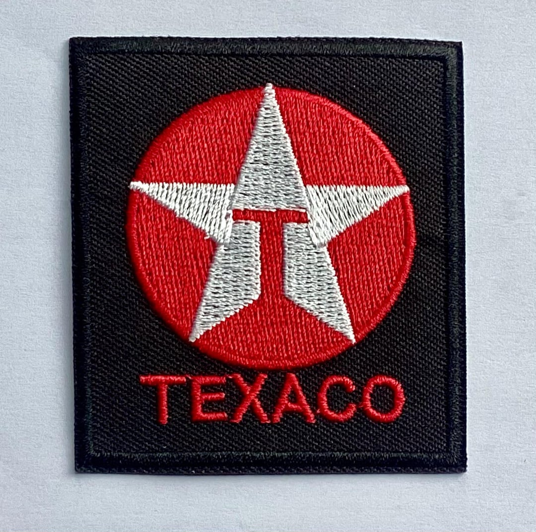 Texaco Petrol Logo Racing Oil Gas Gasoline Motor Car Badge Iron Sew on ...