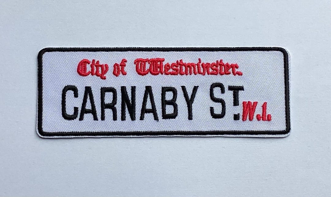 Carnary St.w.1. Street City of Westminster Sourvenir Badge Iron Sew on ...