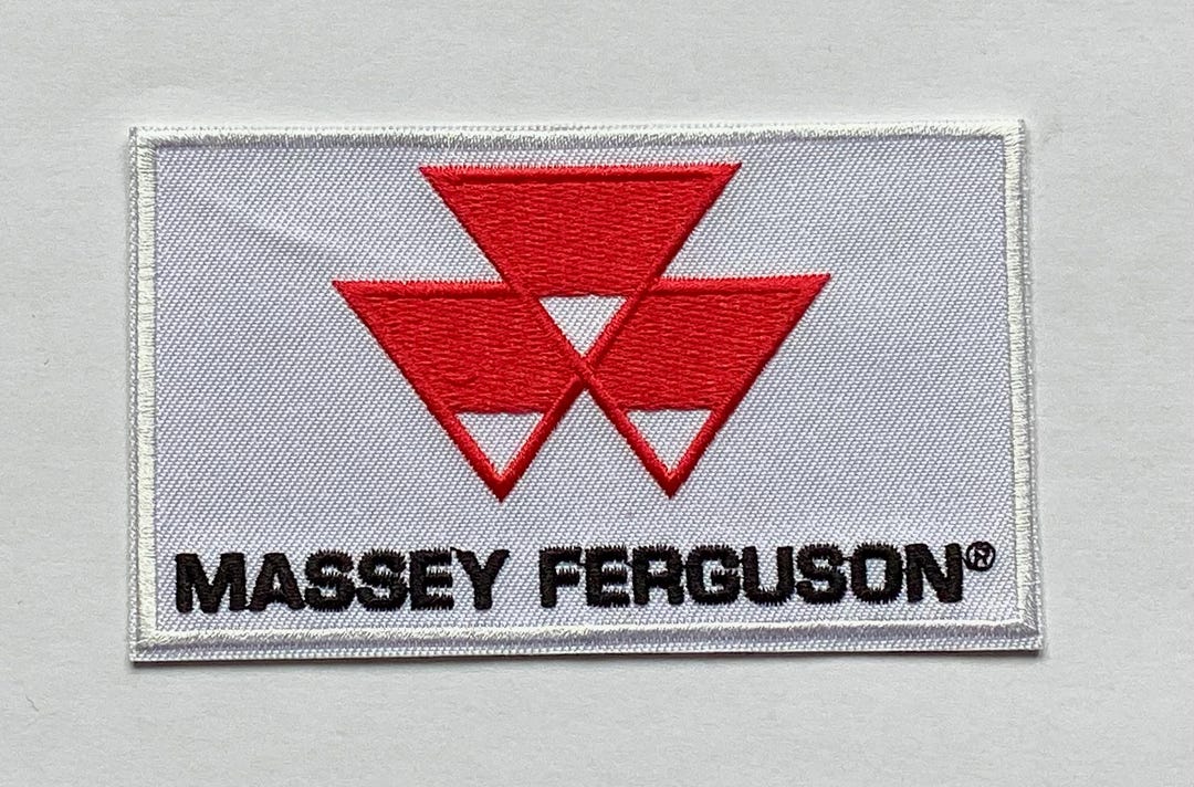 Massey Ferguson Farmer Farm Tractor Machinery Farming Badge Iron Sew on ...