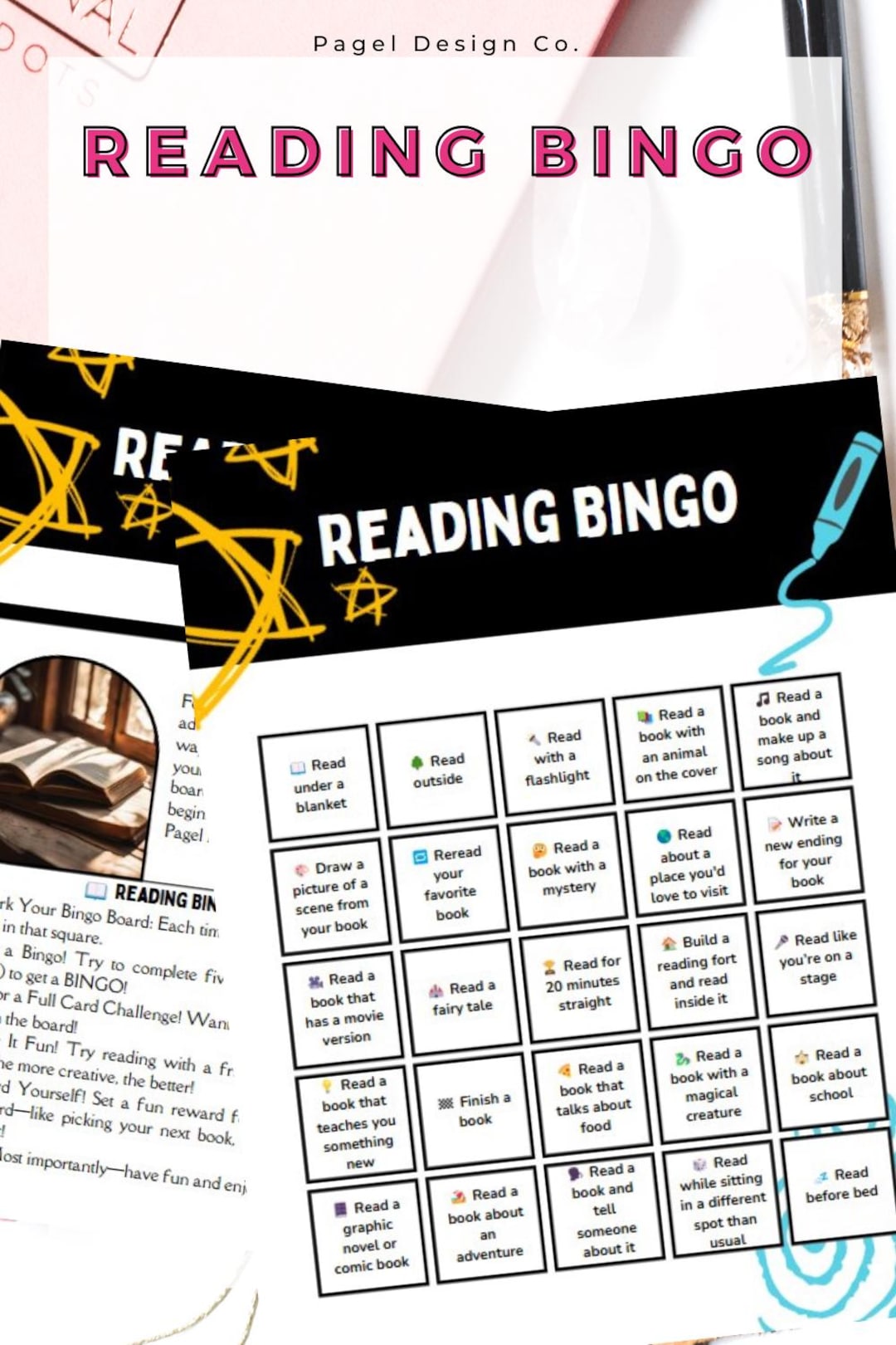 Reading Bingo for Kids | Printable Reading Challenge Activity | Fun ...