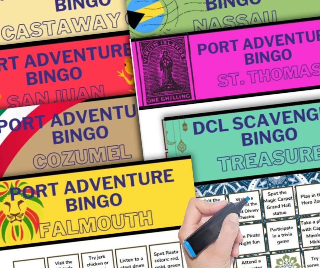 Disney Cruise Bingo – Treasure Ship Activity Printable for Kids ...