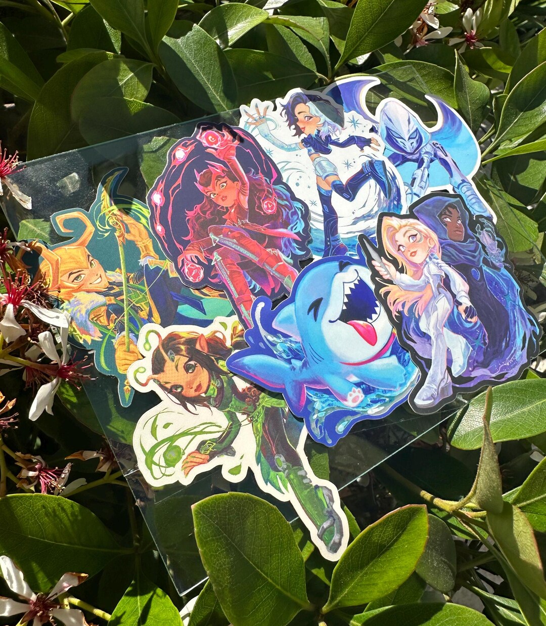 Marvel Rivals Stickers | Heroes 3" Matte Metallic Shine Stickers ...