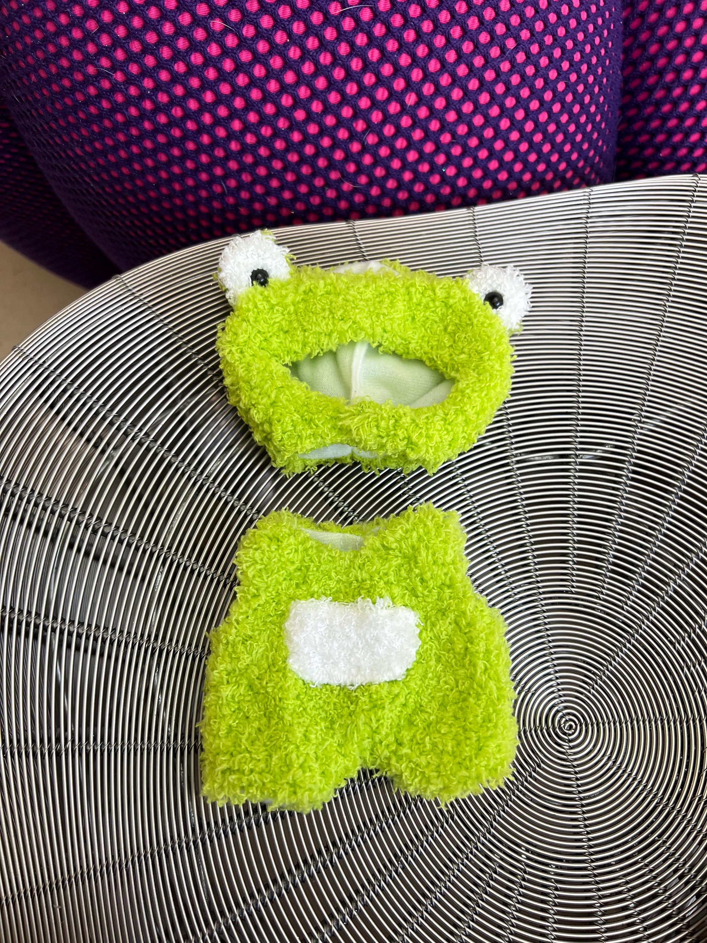 LABUBU Clothes Frog Jumpsuit Cute Animal Clothes for Pop Mart Labubu ...