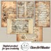 Old Music Paper Sheets. 65 Images. for Scrapbooking, Cards Making ...