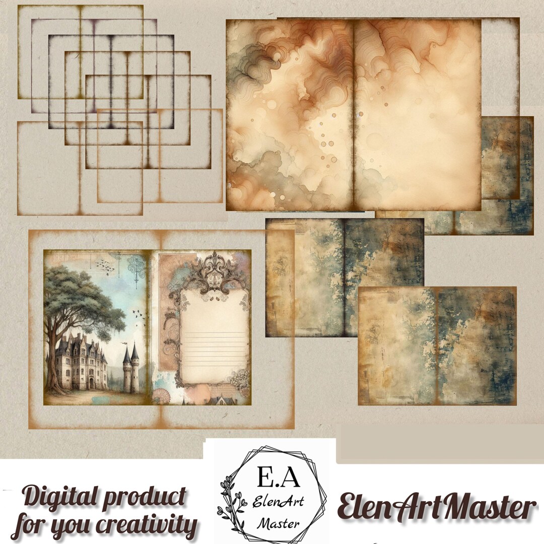 Old Pages 6. 3x4 Format. Overlays for Finished Works. 7 Png Files. for ...