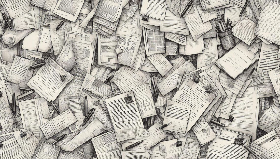 Old Newspaper Sheets. 26 Images. for Printing on Color Paper ...