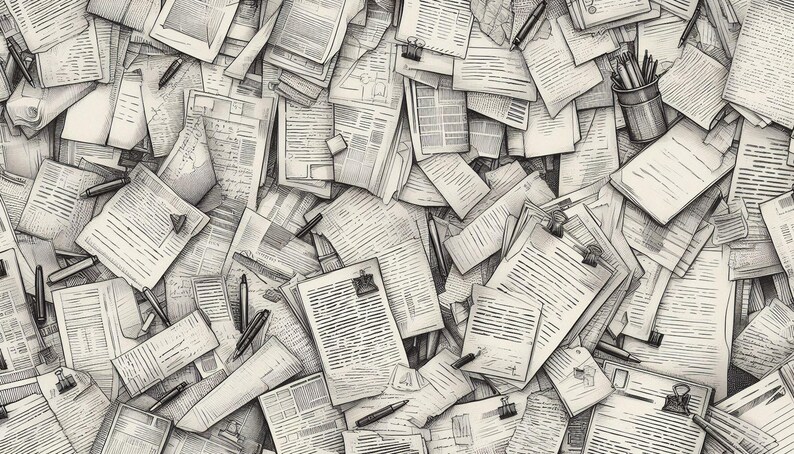 Old Newspaper Sheets. 26 Images. for Printing on Color Paper ...